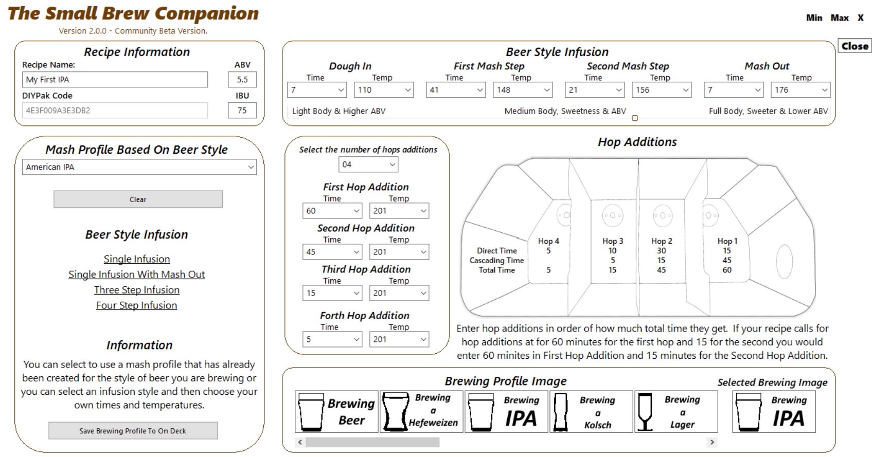 The Small Brew Companion – Making it easy to brew offline since 2020.