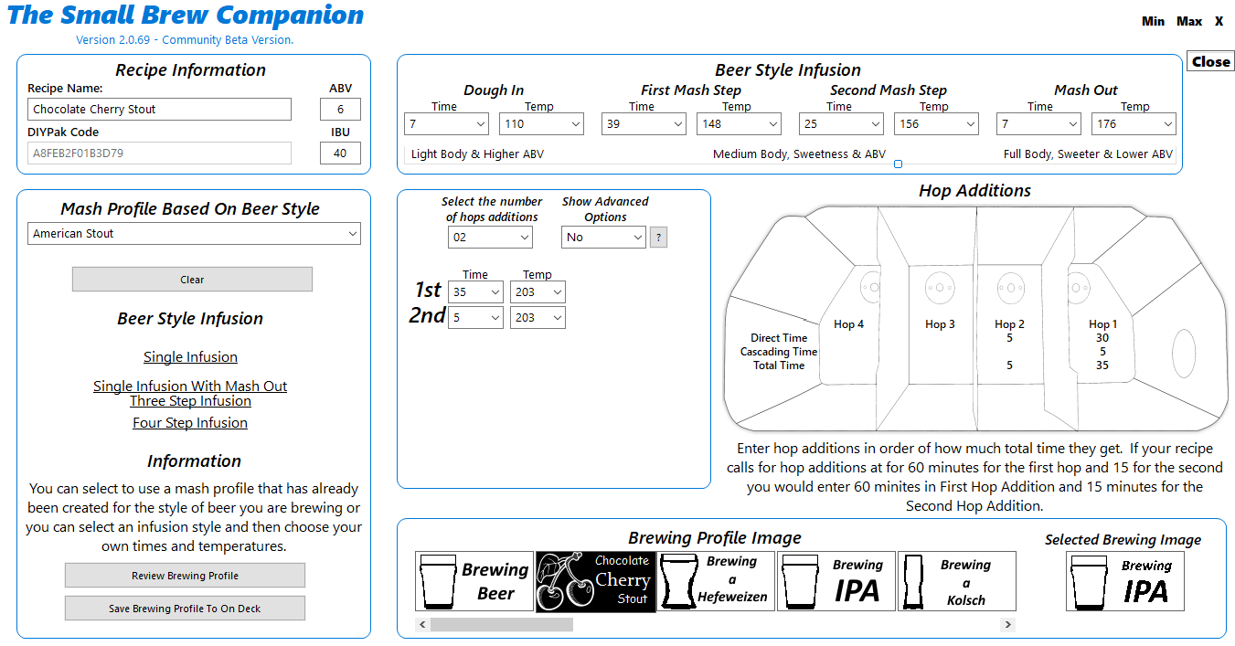 Pico S / Pro Brewing Profile Image – The Small Brew Companion
