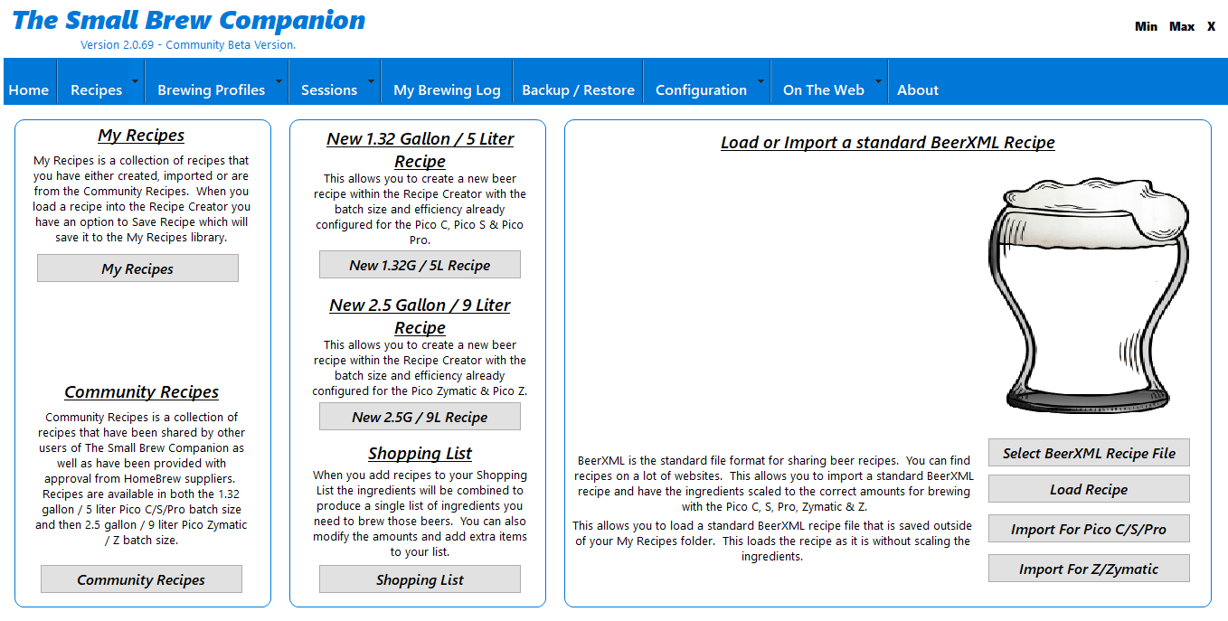 Importing A Recipe (Quick & Easy) – The Small Brew Companion